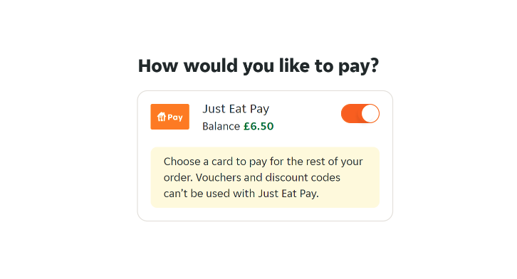 Just Eat for Business - Individual Ordering